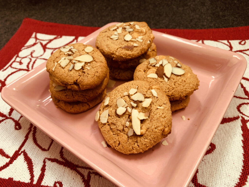 Triple Almond Butterscotch Chip Cookies - Food for Your Body, Mind, and ...
